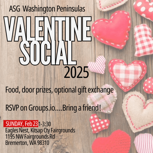 Calendar & Events | ASG Washington Peninsulas
